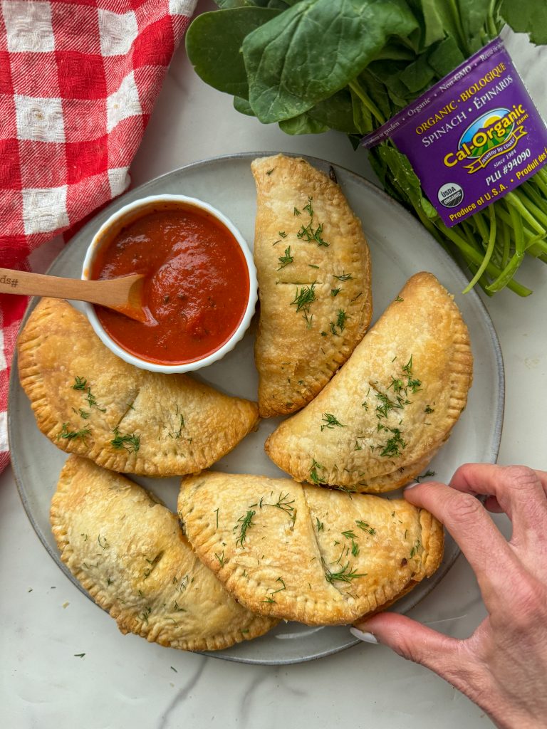 Spinach Artichoke Calzones | Cal-Organic Farms