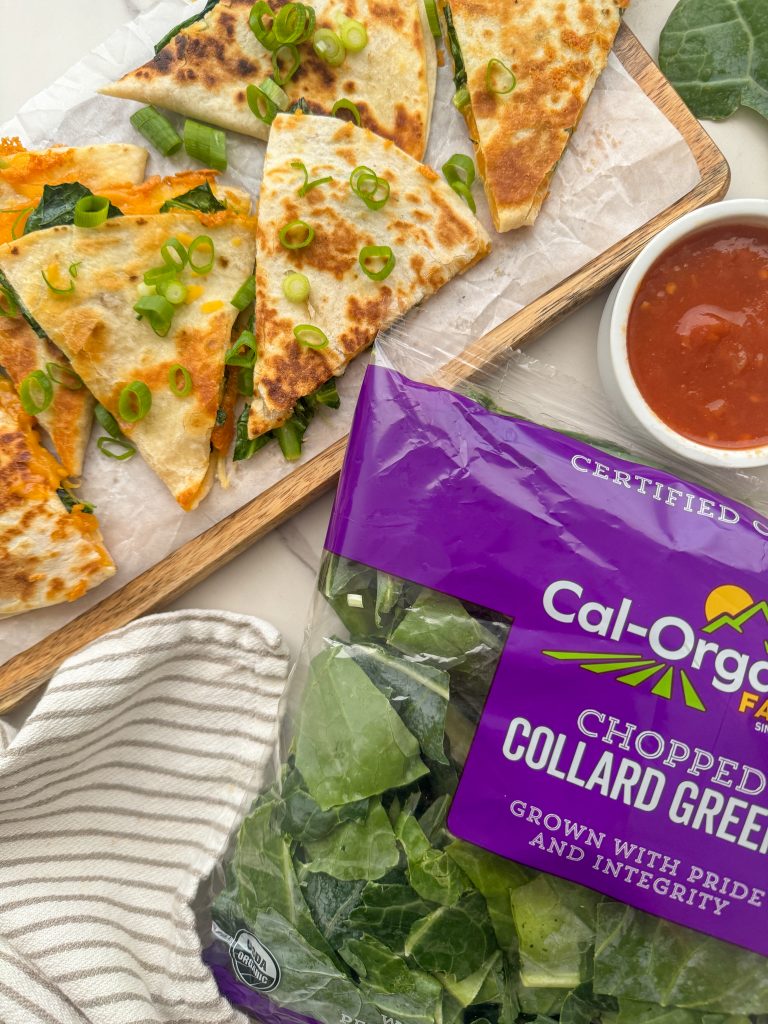 Collard Greens Quesadillas | Cal-Organic Farms